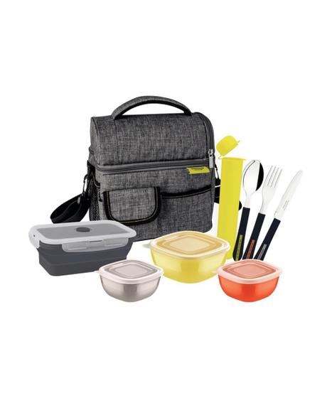 Kit Marmita com Bolsa Térmica Tramontina Power Up 09 Peças - Marmitas ...