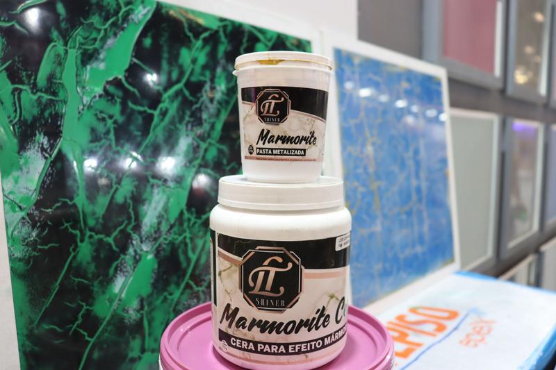 Kit Mármorite 4 com Massa Marmorite e Pasta Metalizada, Cera de ...