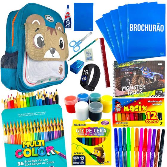 Kit Material Escolar Completo Ensino Fundamental 1º a 5º ano - Start ...