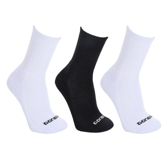 Kit Meia Gonew Básica Cano Alto c/ 3 Pares - Meia - Magazine Luiza