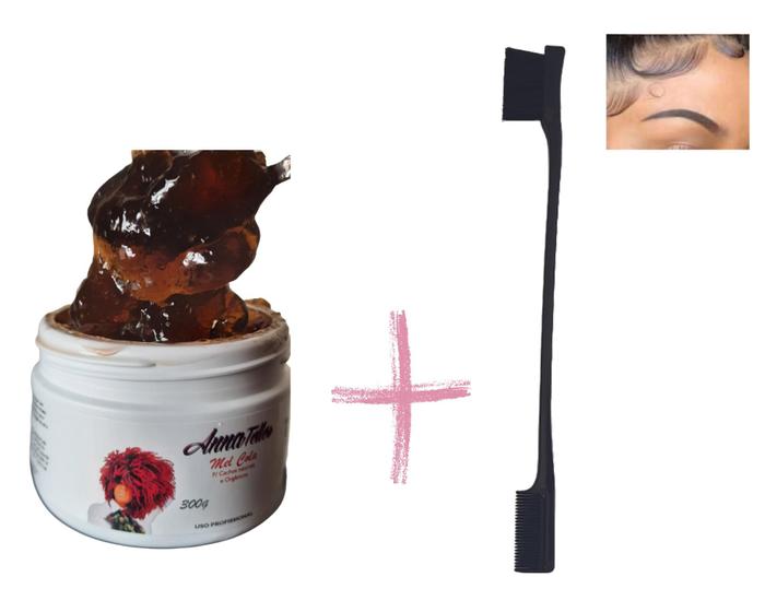 Kit Mel Cola Ana Teles p Cachos ou Crespos + Escova Baby Hair - ANNA ...