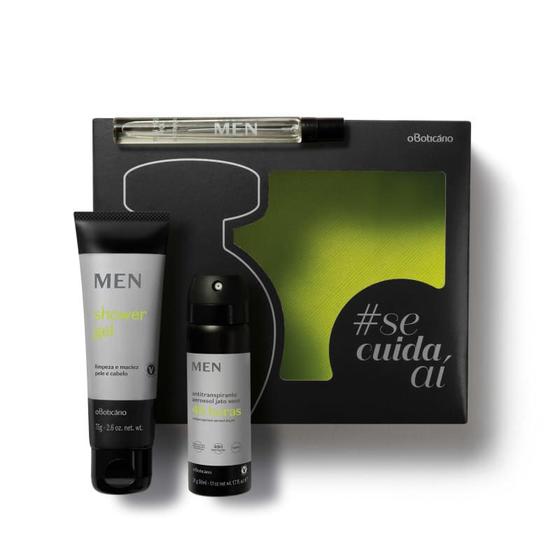 Kit MEN para Viagem - Colônia 10ml + Cuidados com o Corpo - O Boticário ...