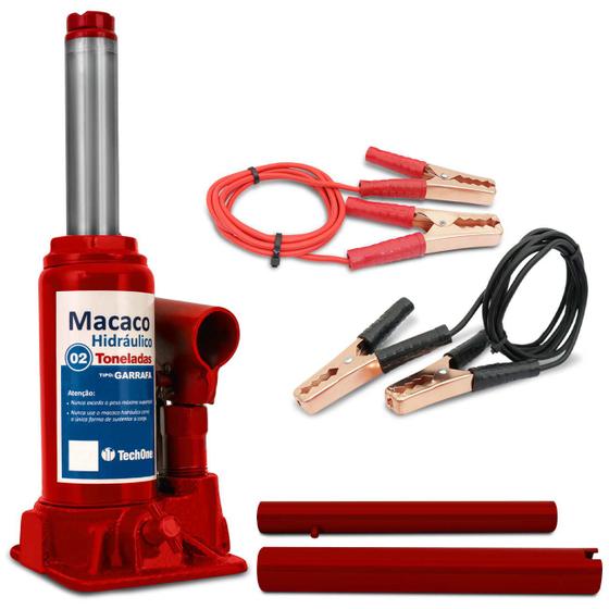Kit Mini Macaco Hidráulico 2 Toneladas Tipo Garrafa com Maleta Portátil ...