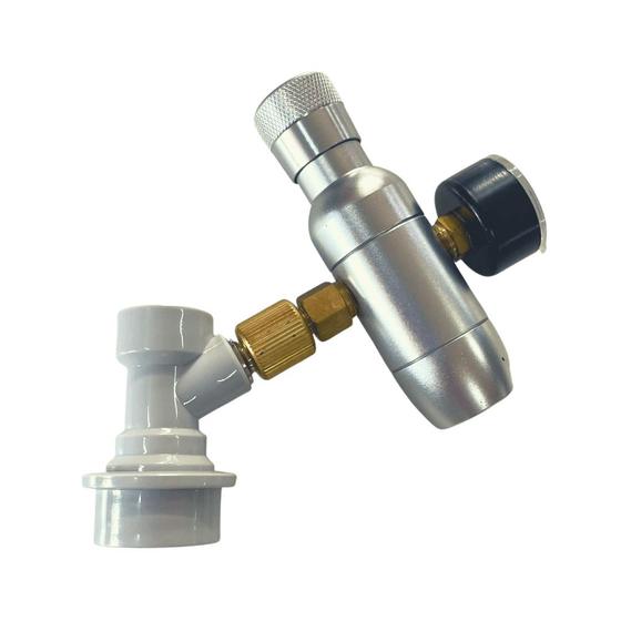 Kit: Mini Reguladora CO2 com Manômetro + Ball Lock Gás - HBS ...