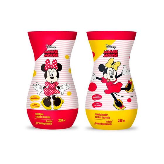 Kit Minnie Mouse Cachos Shampoo 250ml + Condicionador 230ml Nutriex ...