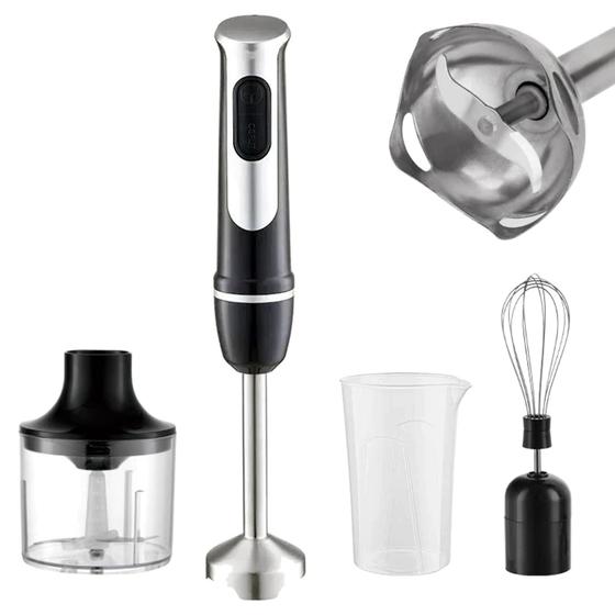 Kit Mixer 4 em 1 Inox Batedor Fue Miniprocessador 600w Misturador ...