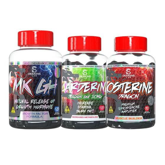 Kit mk gh demons + cardarin demons + ostarin demons lab - Termogênico ...
