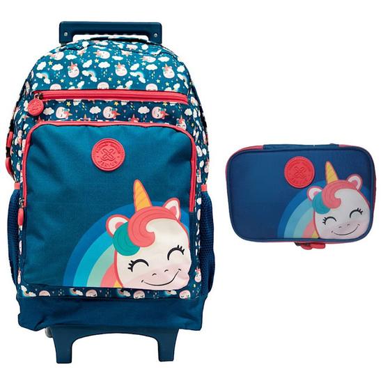 Kit Mochila de Rodinha Xeryus 16 Unicórnio 11300 - Mochila Infantil ...