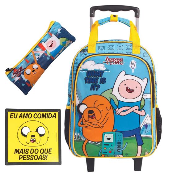 Kit mochila escolar estojo - adventure time cartoon network - CATOON ...