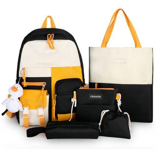 Kit Mochila Escolar Unissex Bolsa de Lado Pequena Juvenil Barato ...