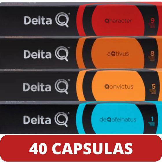 Kit moderado delta q intensidades deqafeinatus/qonvictus/aqtivus/qharacter - DeltaQ - Cápsula de ...