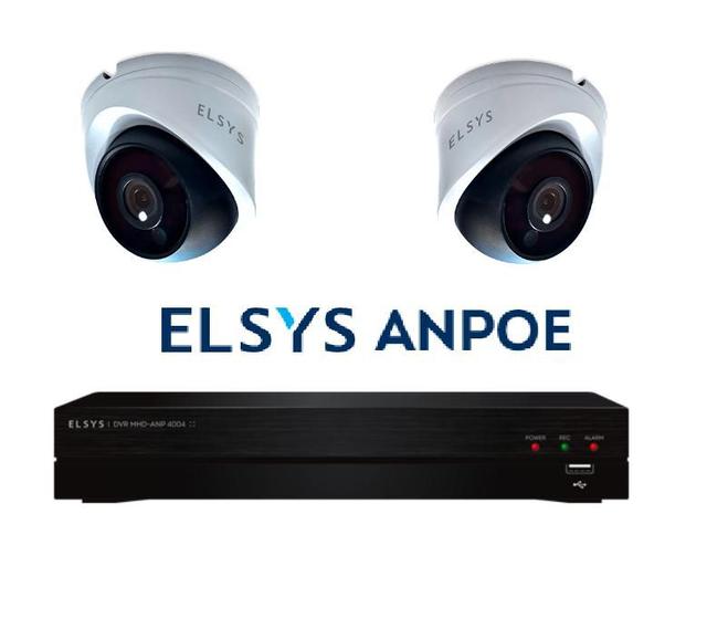 Kit Monitoramento 2 Câmeras ANPOE + DVR - ELSYS - Gravador de Vídeo / DVR - Magazine Luiza