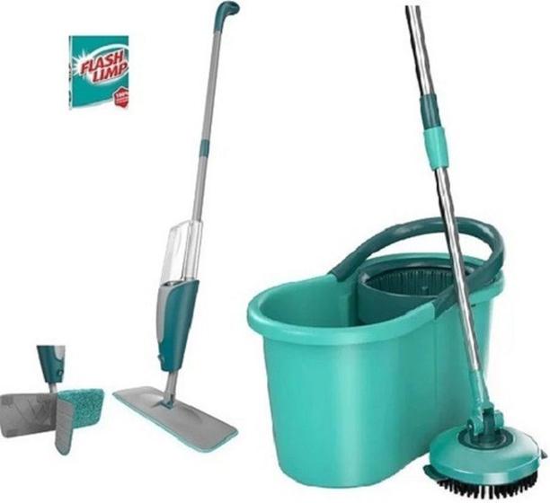 Kit mop spray flash limp - mop7800 + mop giratorio fit 3 em 1 - mop9379 - CDS - Mop - Magazine Luiza