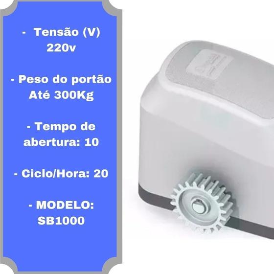 Kit Motor Portão De Correr Gatter Fast Peccinin Sb1001A 220v - Peccinin ...