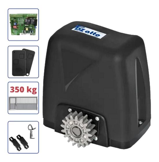 Kit Motor Rossi 1/5CV Dz Atto Turbo 2 Control Portão Eletrônico ...