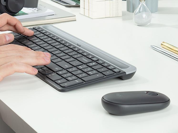 kit Mouse+ Teclado Logitech MK470 S/fio - Kit Teclado e Mouse ...