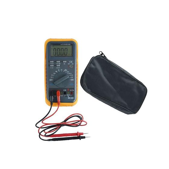 Kit Multímetro Digital 3/4 Dígitos Corrente Tensão Hfe Capacitância ...
