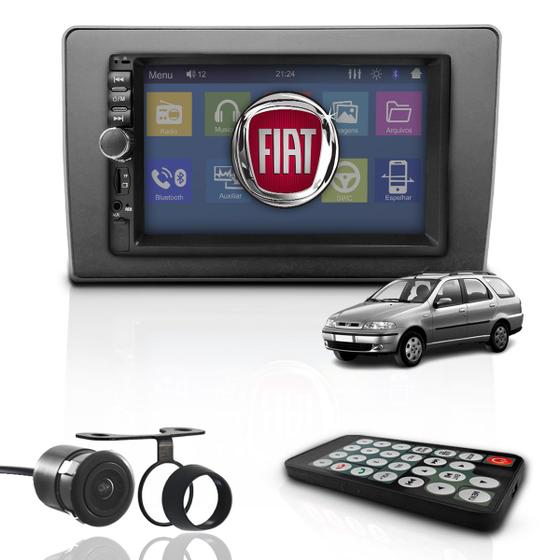Kit Multimídia Mp5 2 Din Universal Bt Espelha Palio Weekend - First Option - Central Multimídia ...