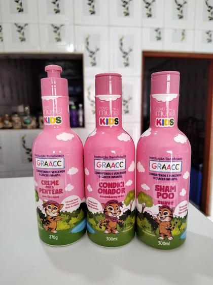 Kit Muriel kids Graac Shampoo condicionador creme pentear 270g- Suave ...