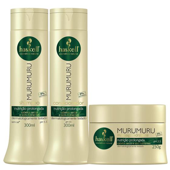 Kit Murumuru Haskell Shampoo Condicionador Manteiga 300Ml/G - Kit Shampoo e Condicionador ...