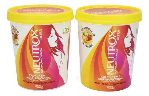 Kit Neutrox 2 Cremes Hidratação Multifuncional 3 em 1 100% Vegano - Kit ...