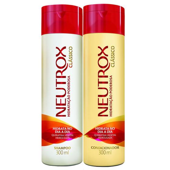 Kit Neutrox Clássico Shampoo +Condicionador 300mL - Kit Shampoo e ...