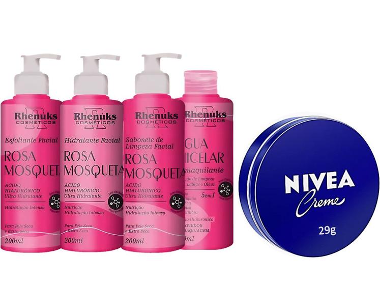 Kit Nívea Anti Sinais + Rosa Mosqueta Melasma Rugas e Melasma - Rhenuks ...