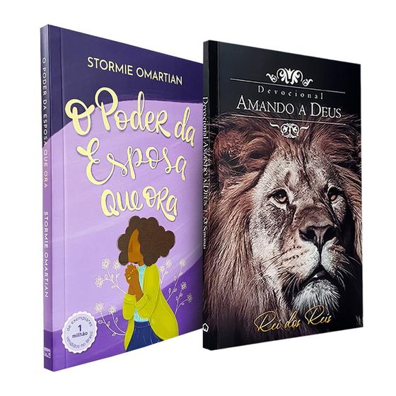 Kit O Poder da Esposa que Ora + Devocional Amando a Deus Leão - Mundo ...