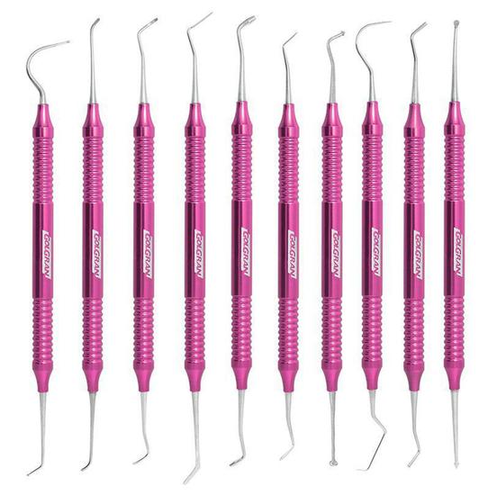 Kit odontopediatria c/10 unidades pink golgran (105-4) - Equipamento ...