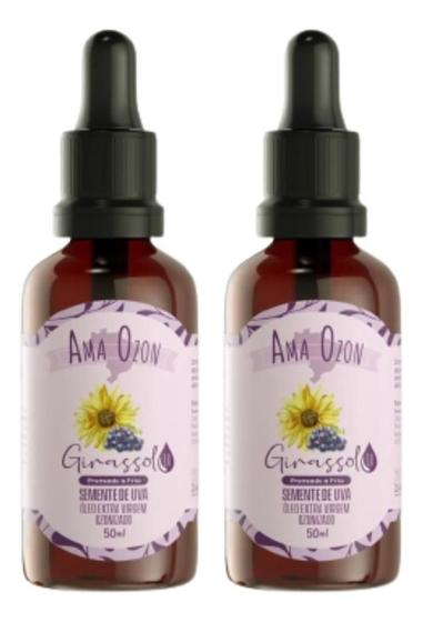Kit Óleo Ozonizado Girassol E Semente De Uva Ozonoterapia - AmaOzon ...