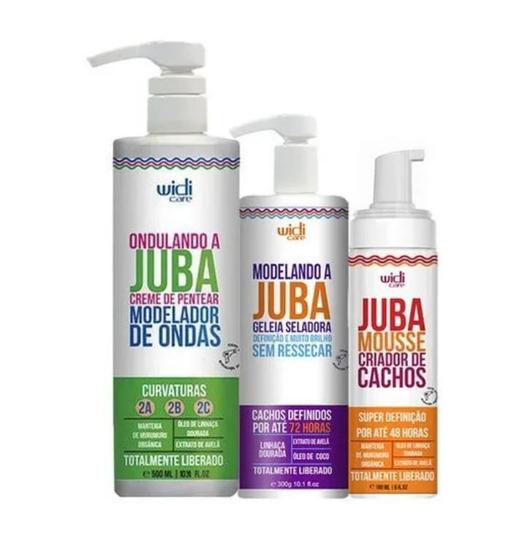 Kit Ondulando A Juba 500ml - Mousse Criador De Cachos 180ml - Geleia ...