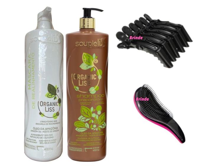 Kit Organic Liss Soupleliss Professional - Souple Liss - Kit de ...
