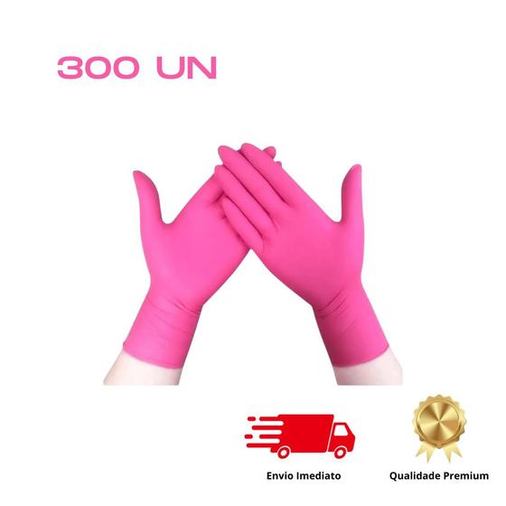 Kit Outubro Rosa 300 Luva Látex com pó Pink Unigloves - Luvas ...