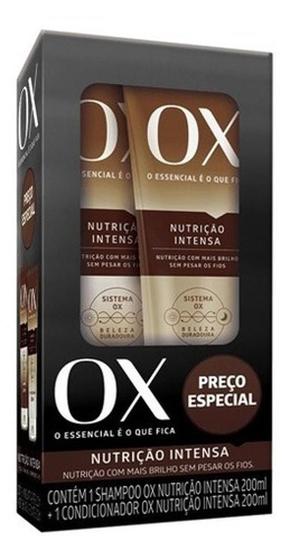Kit Ox Nutrição Intensa Shampoo 375ml Condicionador 170ml - Kit Shampoo ...