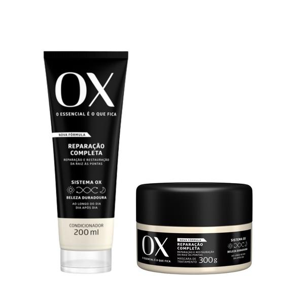 Kit Ox Reparação Completa Condicionador 200ml + Máscara 300g - Kit ...