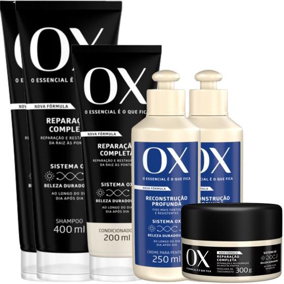 Kit Ox Reparação Completa E Reconstrução Profunda C/6 Itens - Kit de ...