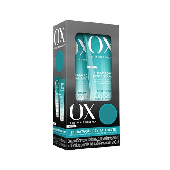 Kit Ox Shampoo+condicionador 200ml Hidratação Revitalizante ...