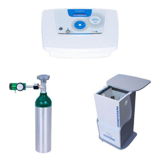 Kit Oxitone Pro - Ozonioterapia Sem Vácuo + Cilindro + Mesa - Tonederm ...