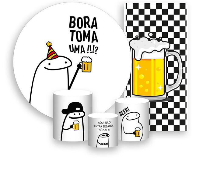 Kit Painel De Festa + Trio Capa Cilindro + Faixa Veste Fácil - Flork ...