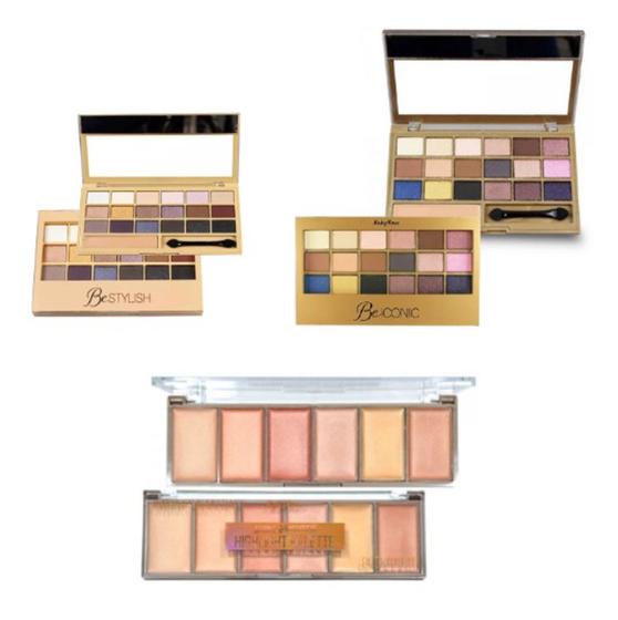 Kit Paletas Ruby Rose - Sombra e Iluminador - Estojos e Paletas de ...