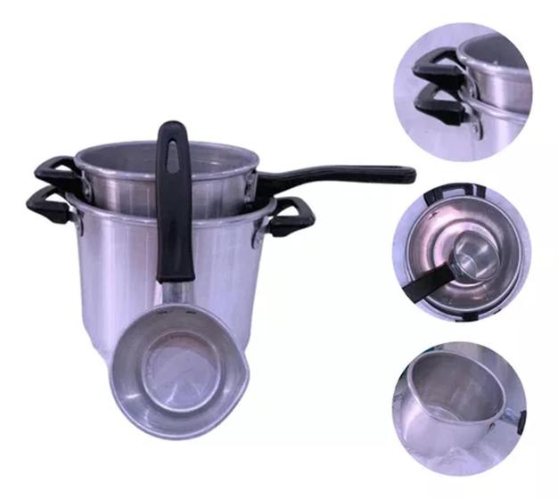 Kit Panela Banho Maria Para Velas 3 Peças - Growne - Panela de Pudim ...