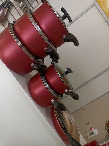 Kit panelas 8 peças - Casa de alumínio - Jogo de Panelas - Magazine Luiza