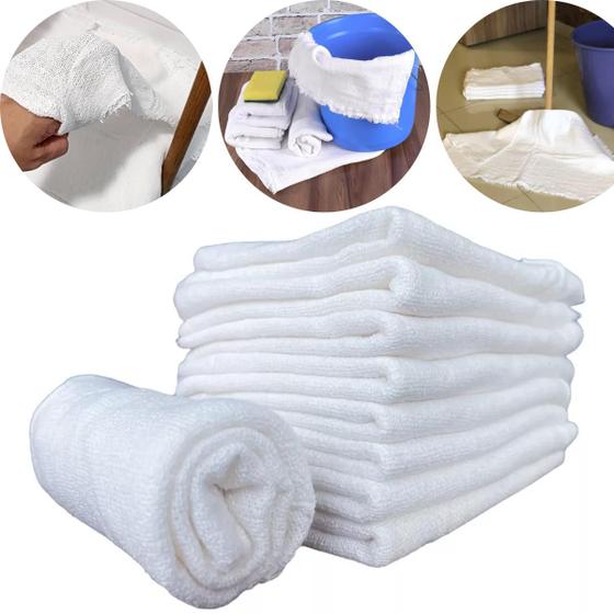 Kit Pano de Chão - Kit com 10 Unidades Saco Alvejado Duplo Direto da ...