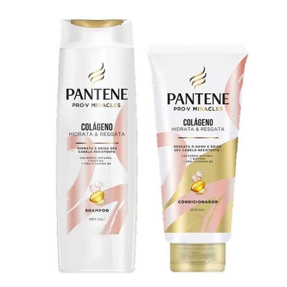 Kit Pantene Shampoo E Condicionador Pro-v Miracles Colágeno - Procter & Gamble - Kit Shampoo e ...