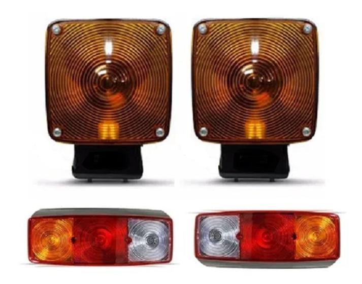 Kit Par De Lanterna Traseira E Pisca Toyota Bandeirante - Sevla Parts ...