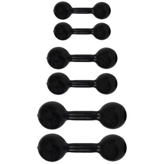 Kit Par Halter 1Kg 2Kg E 3Kg Emborrachados Treino Academia - Megagym ...