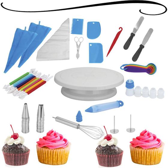 Kit Para Confeiteiro Completo Sacos Bicos Confeitar E Bailarina Para ...