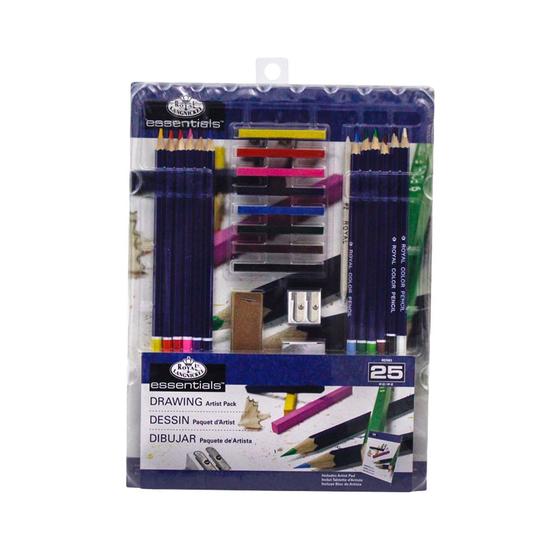 Kit para Desenho Royal & Langnickel Essentials Drawing com 25 Peças ...