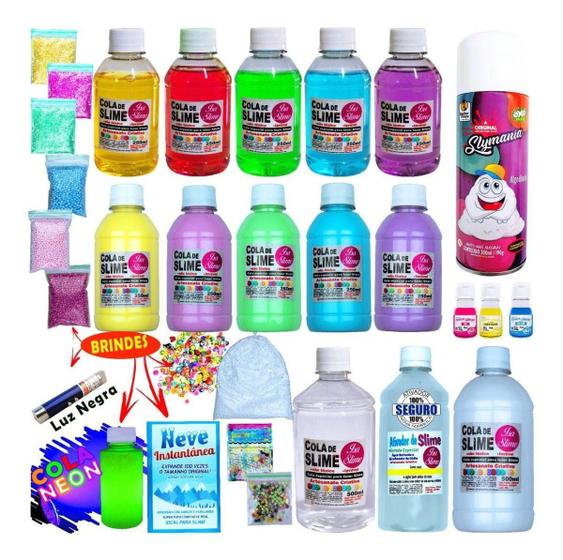 Kit Para Fazer Slime Completo Kit Slime Quite Slime - Isa Slime - Slime ...