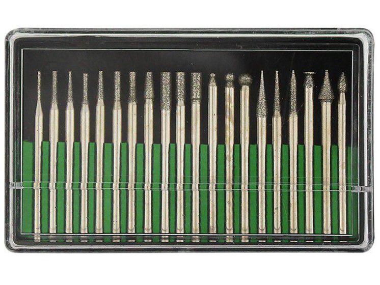 Kit para Micro Retífica Western W-20P - 20 Peças com Estojo - Kit para ...